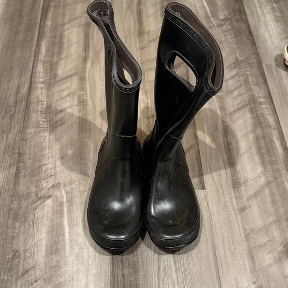 Bogs | Shoes | Bogs Black Kids Rain Boots | Poshmark